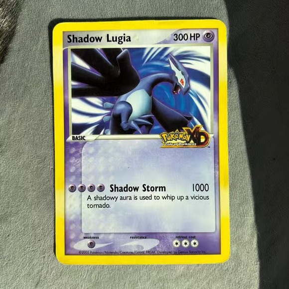Pokemon | Toys | Pokemon Shadow Lugia Trading Card Yellow And Purple ...
